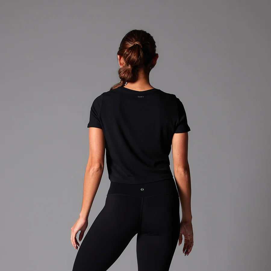 Tavi Noir - Ribbed Tee - Ebony – C.O.R.E. grow strong.