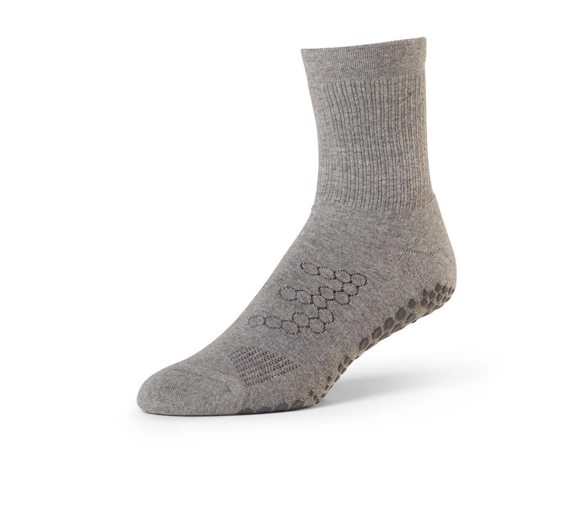 Base 33 Men's Grip Crew Sock - Grey – C.O.R.E. grow strong.